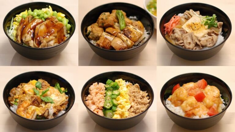 6 Ways to Make Japanese Low Calorie High Protein Bowls a.k.a. KINNIKU ...